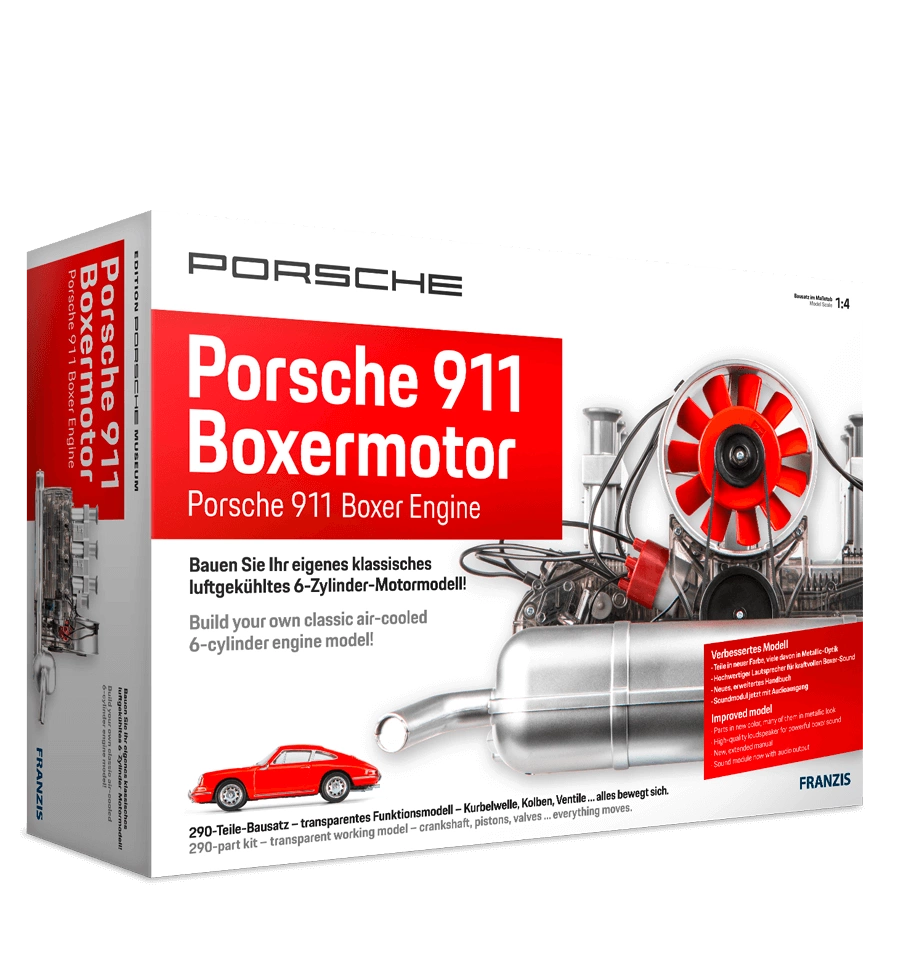 PORSCHE 911 Boxermotor Boxer Engine Build your own working model of the ...